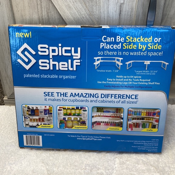 As Seen On TV | Kitchen | As Seen On Tv Spicy Shelf Patented Spice Rack ...